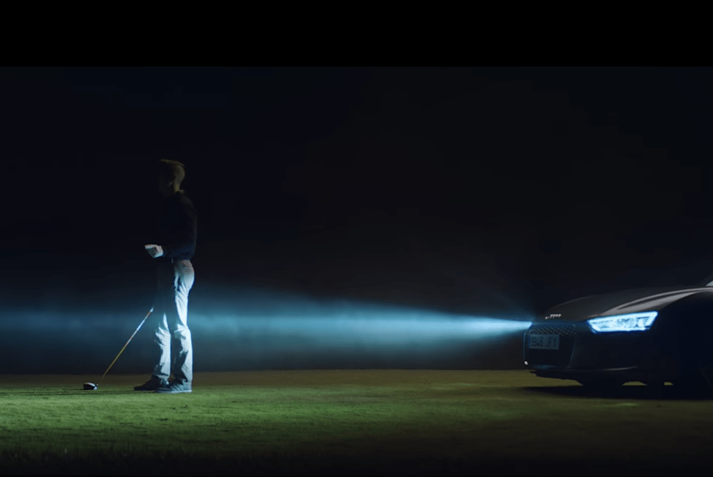 Audi R8: Night Golf - Sport Industry Group