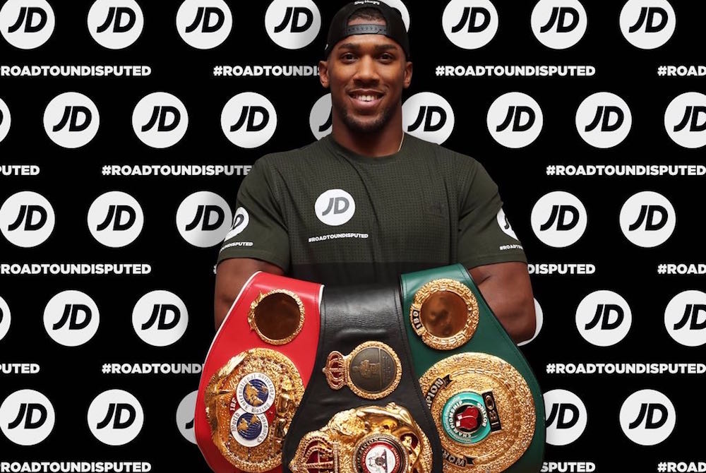 JD Begins #roadtoundisputed Joshua Campaign - Sport Industry Group