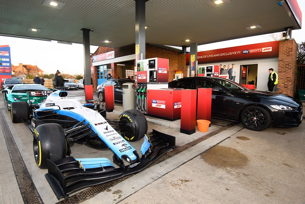 Sky Sports F1 - Garage Takeover - Sport Industry Group